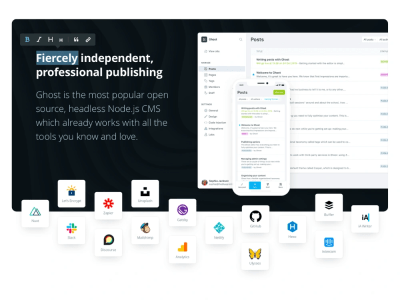Perfectly build ghost cms website | Upwork