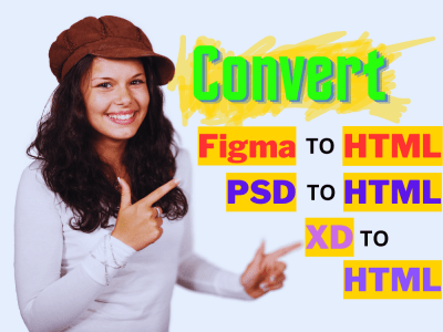 PSD Adobe XD FIGMA to Website Responsive HTML CSS, Next Js | Upwork