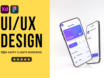 Website, mobile app UI UX design | Upwork