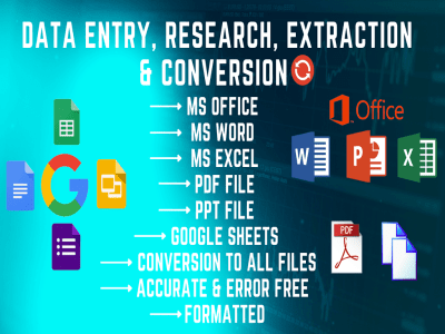 Data Entry Expert, Typing Tasks & Conversion into an editable file form | Upwork