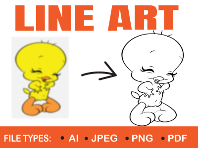 Line art illustration in adobe illustrator | Upwork