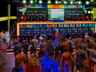 A fantastic sim simulator stage design | Upwork