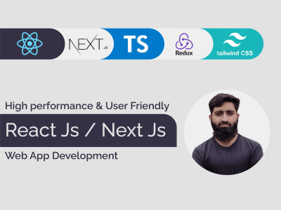 React.js and next.js web apps using typescript and tailwind CSS | Upwork