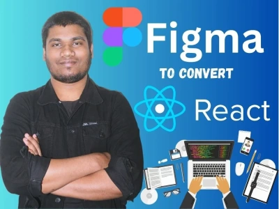 Convert fimga to reactjs | Upwork