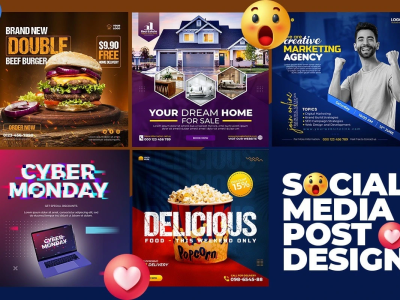 Eyecatching Social Media Post for Your Social Media Accounts | Upwork