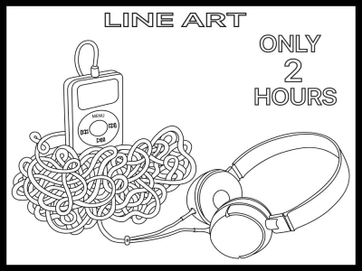 Vector line art illustrations any product outline drawing | Upwork