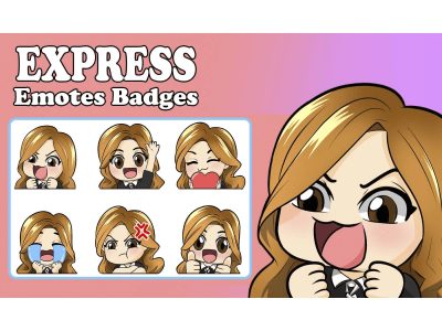 Cute design custom emotes character | Upwork