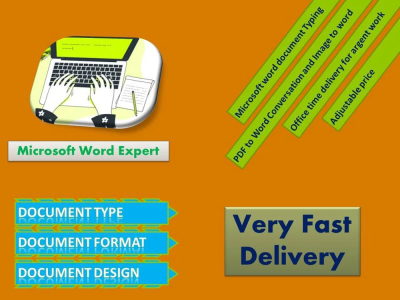 A word document typing, design and formatting in just an hour | Upwork