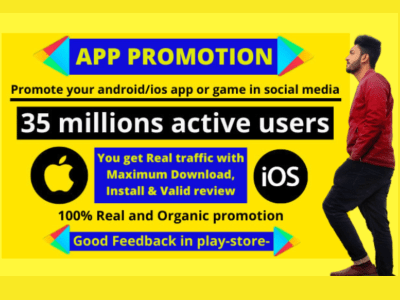 App promotion and marketing for your play store | Upwork