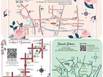 A design map of your wedding invitation or any occasion | Upwork