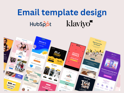 Beautiful email design on hubspot, klaviyo, mailerlite, activecampaign ...