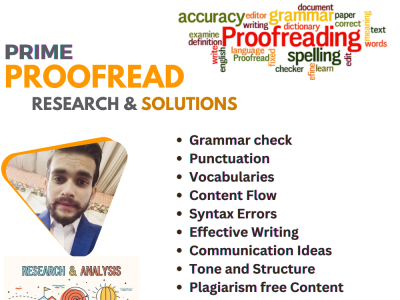 A prime proodread, book edit, research and solutions | Upwork