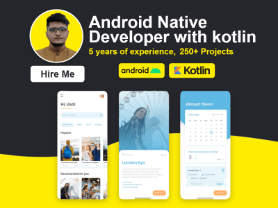 A native Android developer and app development for Android apps in Kotlin | Upwork