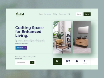 An Impressive Hero Section Design for Your Business and Brand | Upwork