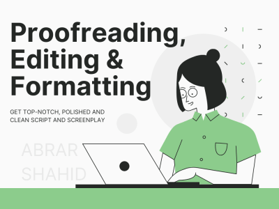 Professional proofreading, editing and formatting of your screenplay ...