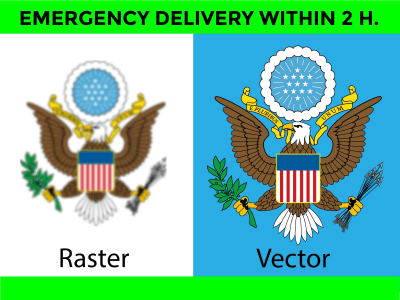 Raster logo image to vector tracing art illustration | Upwork