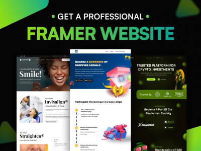 A professional, Stunning site using Framer | Upwork
