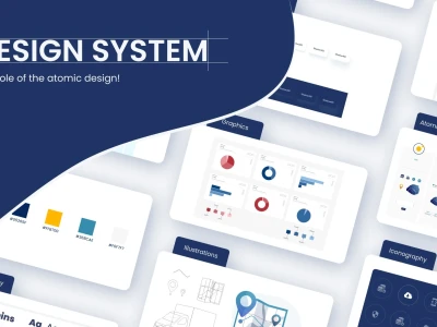 Complete design system in Figma, with style guide, and reusable ...