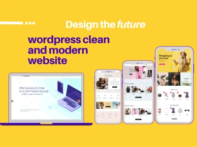 A clean and modern wordpress website design | Upwork