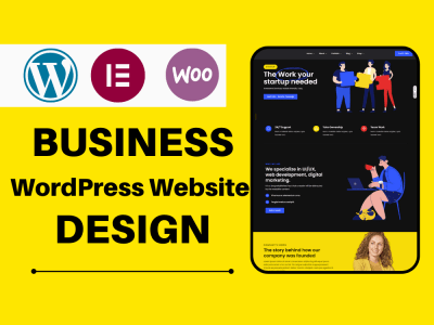 A business WordPress website design | Upwork