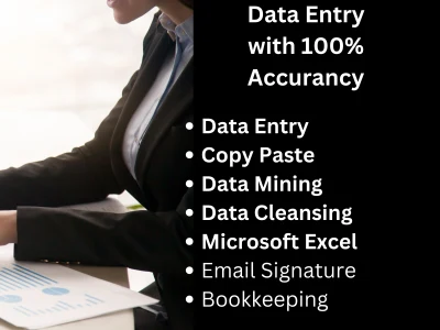 100% Accurate Data Entry, Bookkeeping, and Data Mining | Upwork