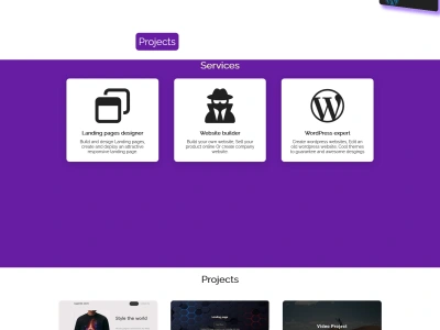 An awesome and uniquely designed Landing page. | Upwork