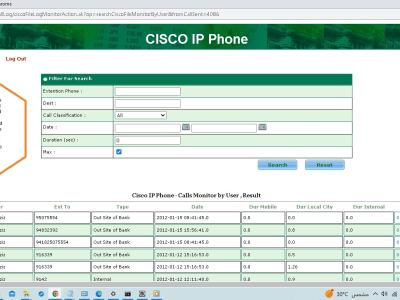 Reduce the monthly cost of the bill for calls by Cisco Call Monitor App ...