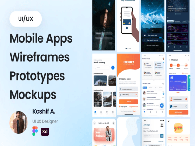 UI UX design for mobile apps in adobe xd or Figma | Upwork