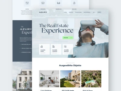 A professional desktop landing page design optimized for high ...