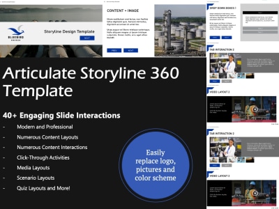 Interactive Storyline 360 Template (40 Slide Interactions) | Upwork