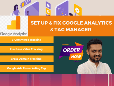 Google analytics 4, ga4 e-commerce tracking, a conversion tracking via GTM | Upwork