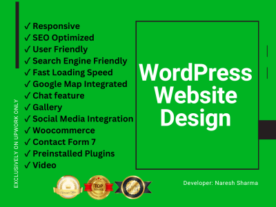 Responsive, SEO Optimized & secure WordPress Website | Upwork