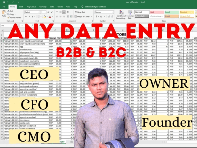 Lead generation by using LinkedIn, data entry and list building | Upwork