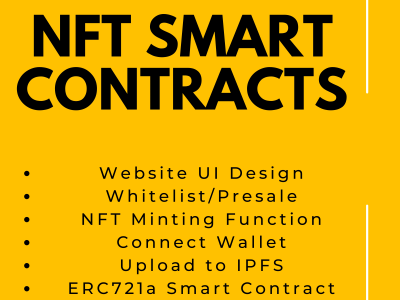 Nft Smart Contract With Mint Dapp Marketplace Integration Upwork