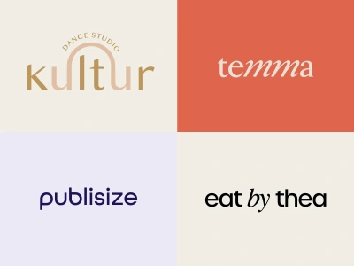 A clean and aesthetic logo design for your brand | Upwork