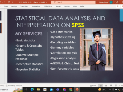 Statistical Data Analysis and Interpretation on SPSS | Upwork