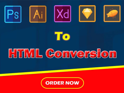 Figma/PSD/XD design to HTML CSS and Bootstrap responsive website | Upwork