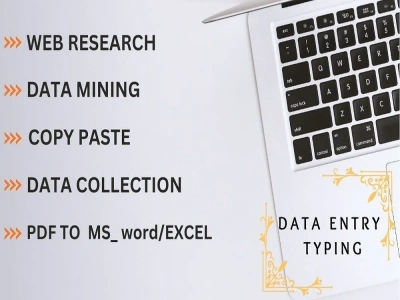 Data Entry, Web Research, Copy Paste, Data Collection, PDF Conversion | Upwork