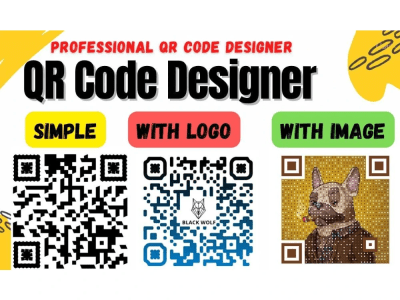 Custom qr code design with your logo | Upwork