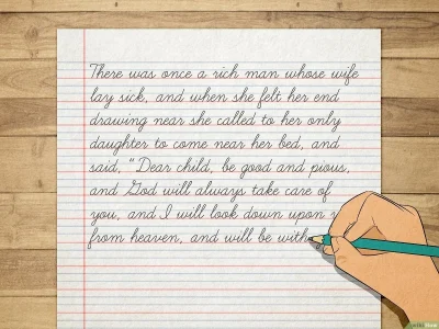 Handwritten assignment, document,speech, note with my beautiful ...