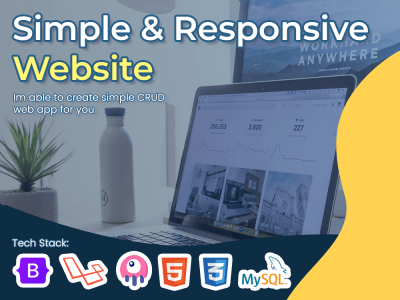 Fullstack Simple CRUD Website with Laravel & Bootstrap 5 | Upwork