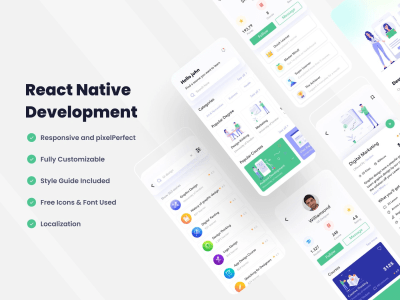 IOS and Android mobile app in ReactNative - React Native Mobile App | Upwork