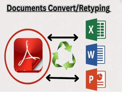 PDF/Image/Screenshot non-editable file converted into Word/Excel/typing | Upwork