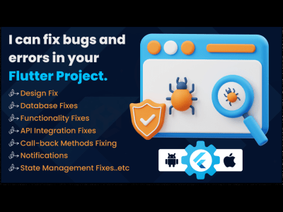 Modify, error, and fix bugs in your Flutter project | Upwork