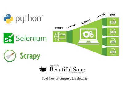 Python web scraping, data extraction, data scraping, and web automation | Upwork