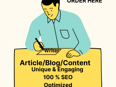 A Unique & IMPRESSIVE Quality Article/Blog/Content - Articles & Blog ...