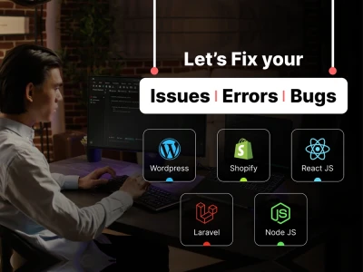 Expert Bug Fixer for Laravel, WordPress, Shopify, React JS, and Node JS ...