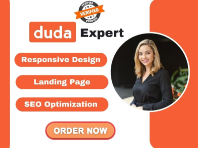 Responsive duda website design, duda landing page, duda customization ...
