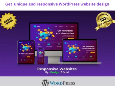 A Responsive WordPress web design | WordPress developer | Custom website | Upwork