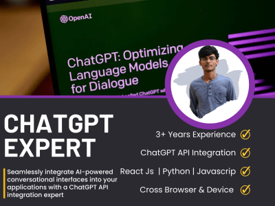 ChatGPT Expert | ChatGPT API Integration | ChatGPT Developer | OpenAi Api | Upwork